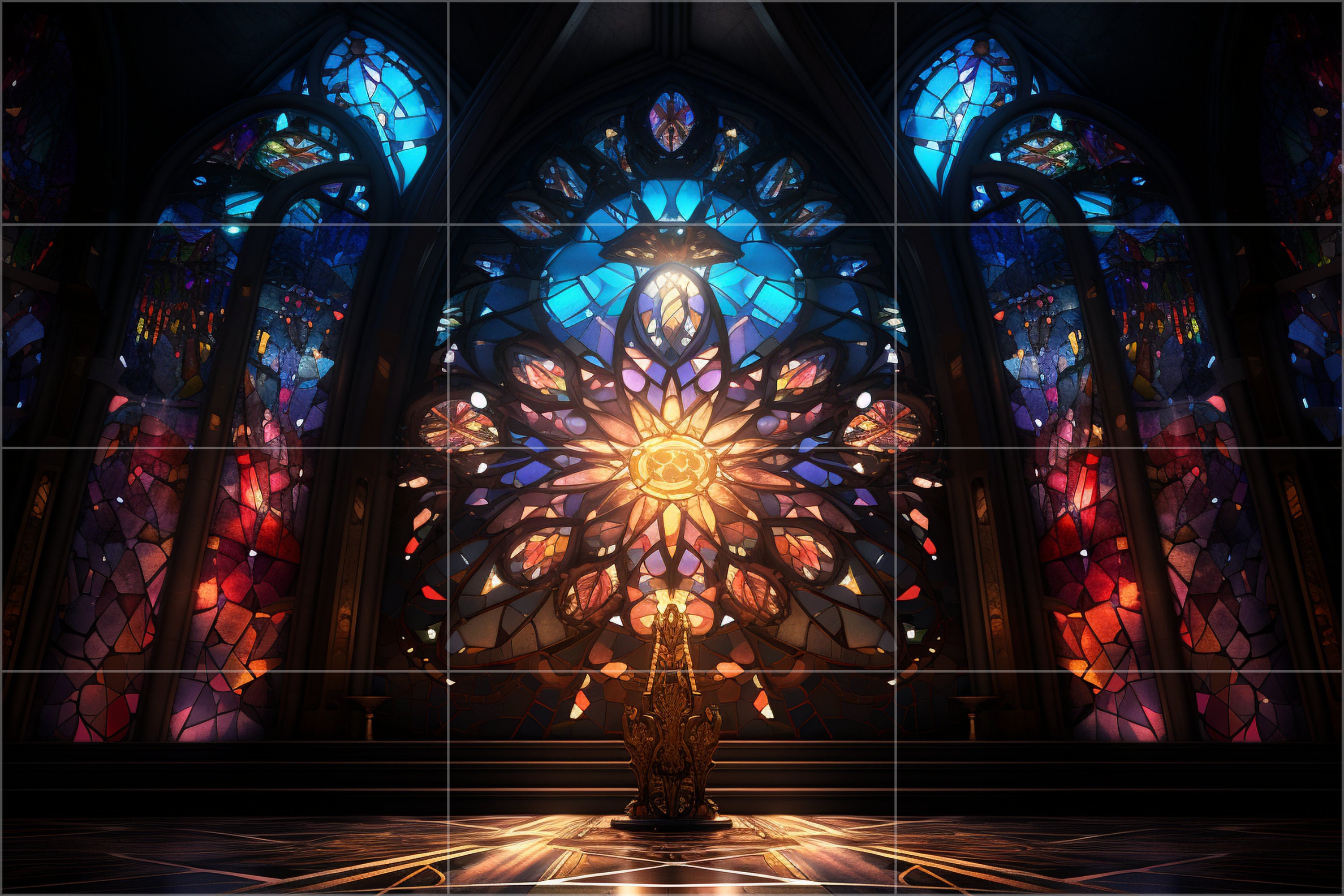 Nun Digital Backdrop, Digital Background, Mystical Church Nun ...