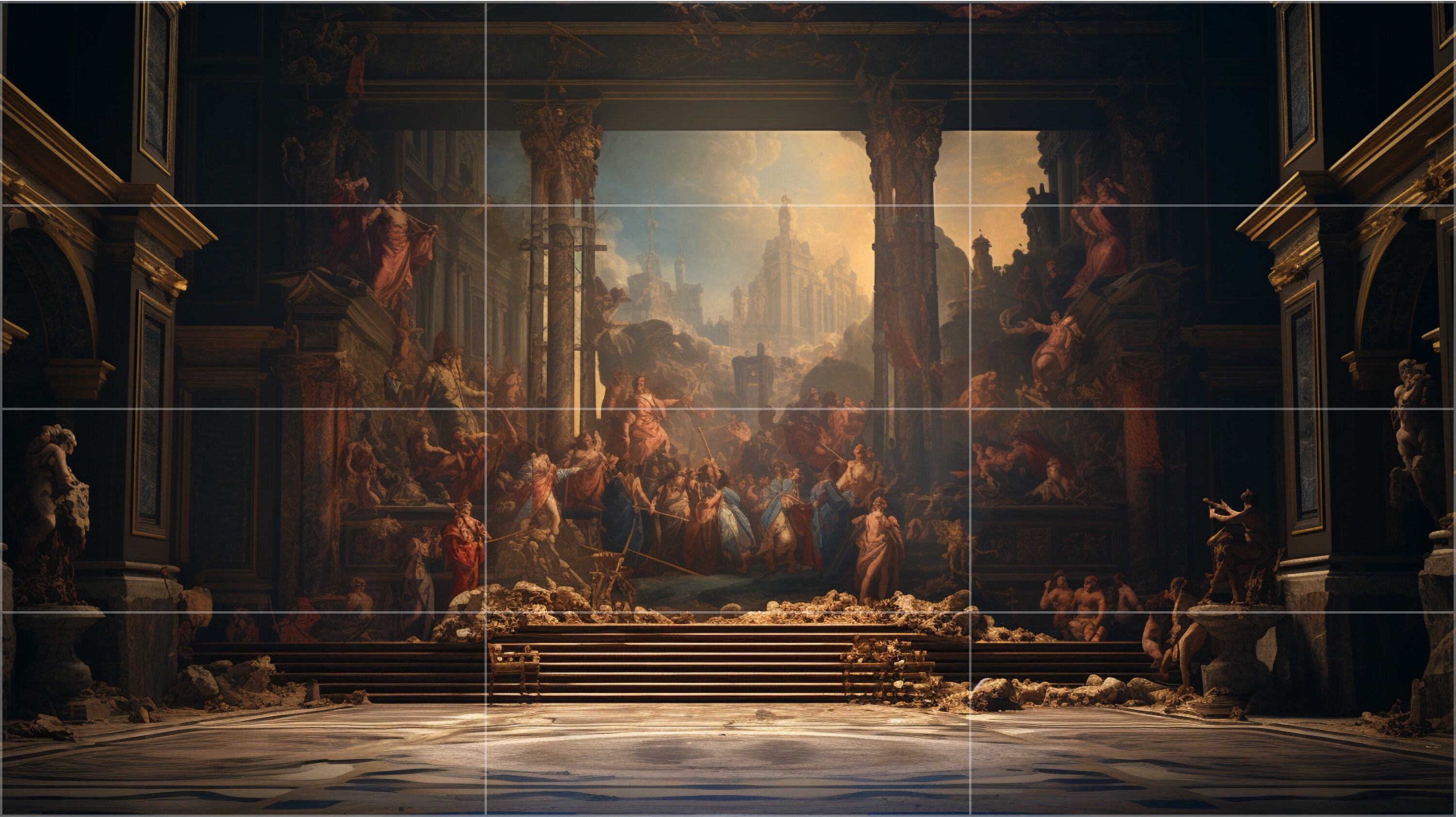 Renaissance Digital Backdrop, Digital Background, Renaissance ...