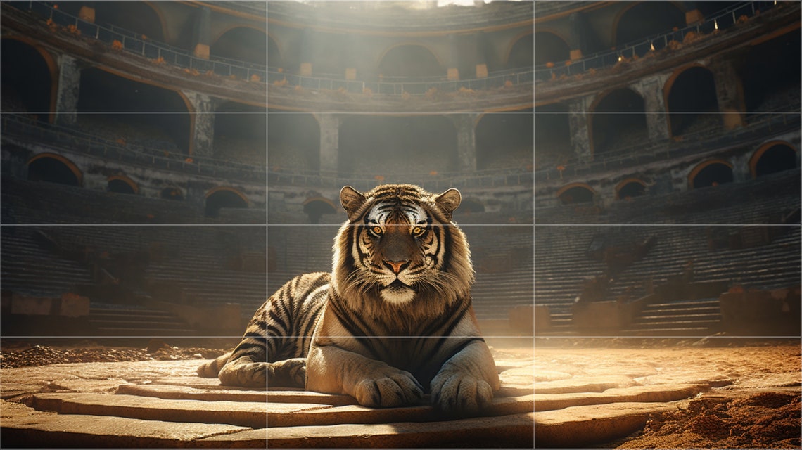 Gladiator Digital Backdrop, Digital Background, Gladiator and Tyger ...