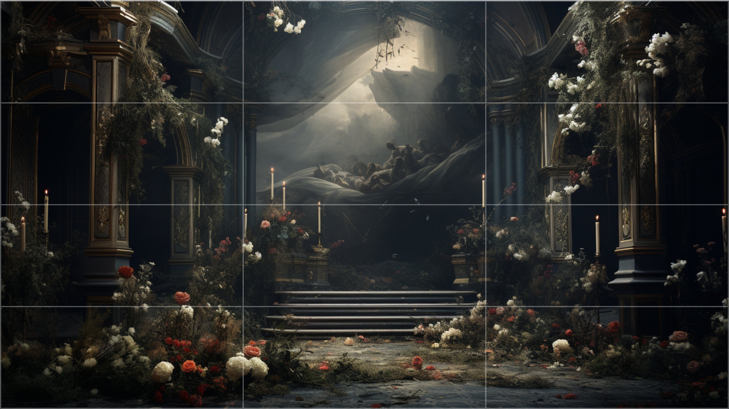 Renaissance Digital Backdrop, Digital Background, Renaissance ...
