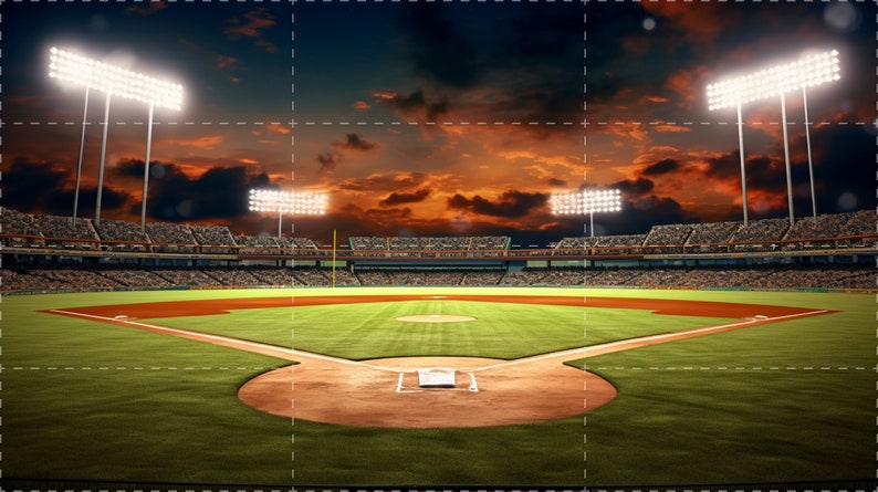 Baseball Digital Backdrop, Digital Background, Baseball Pitch ...