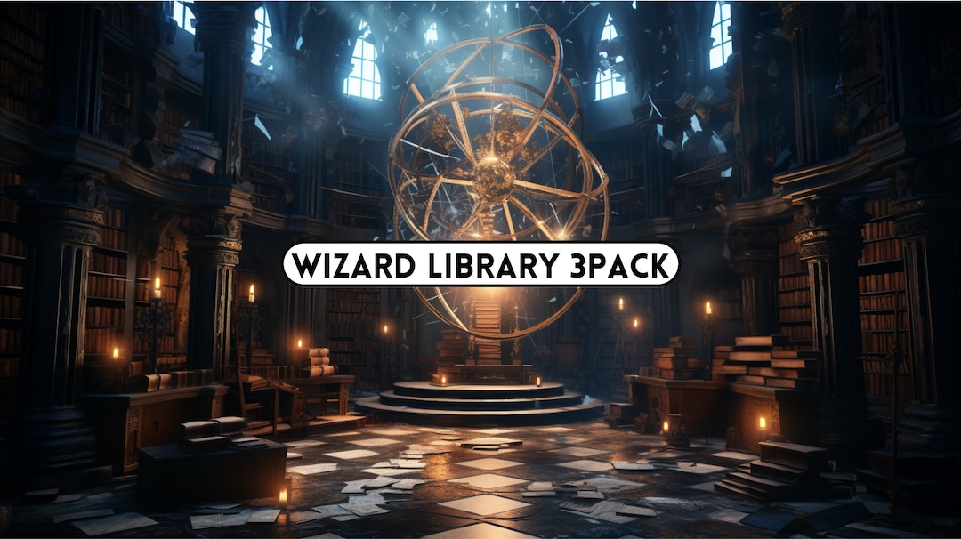 Mage Digital Backdrop, Digital Background, Wizard Background for ...