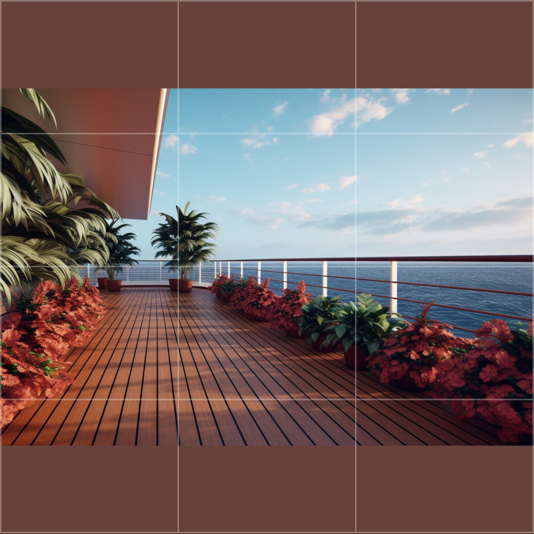 2 Cruise Ship Photo Background Backdrop Ocean Sea Vacation Instant ...