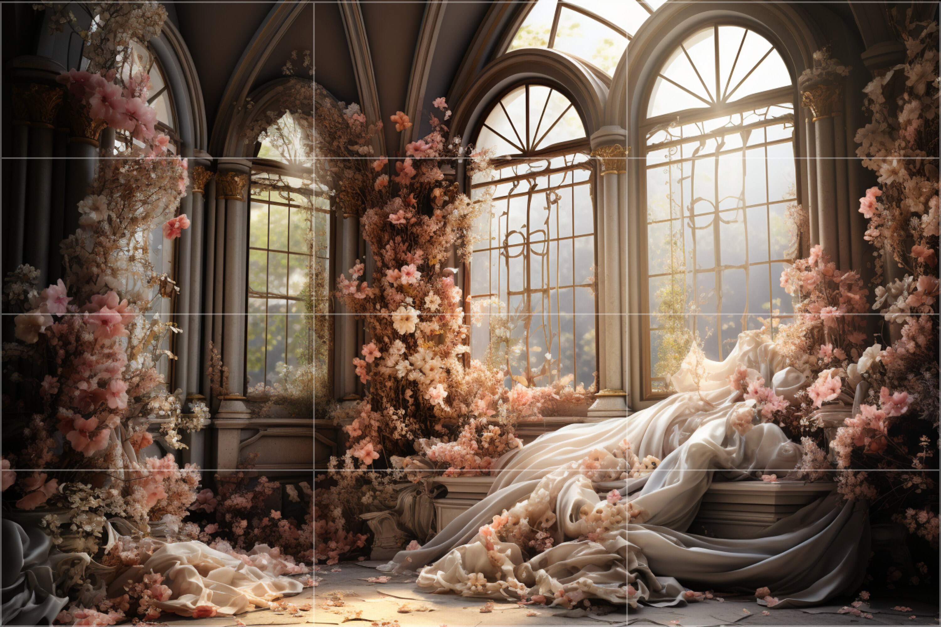 Wedding Digital Backdrop, Digital Background, Wedding Background for ...