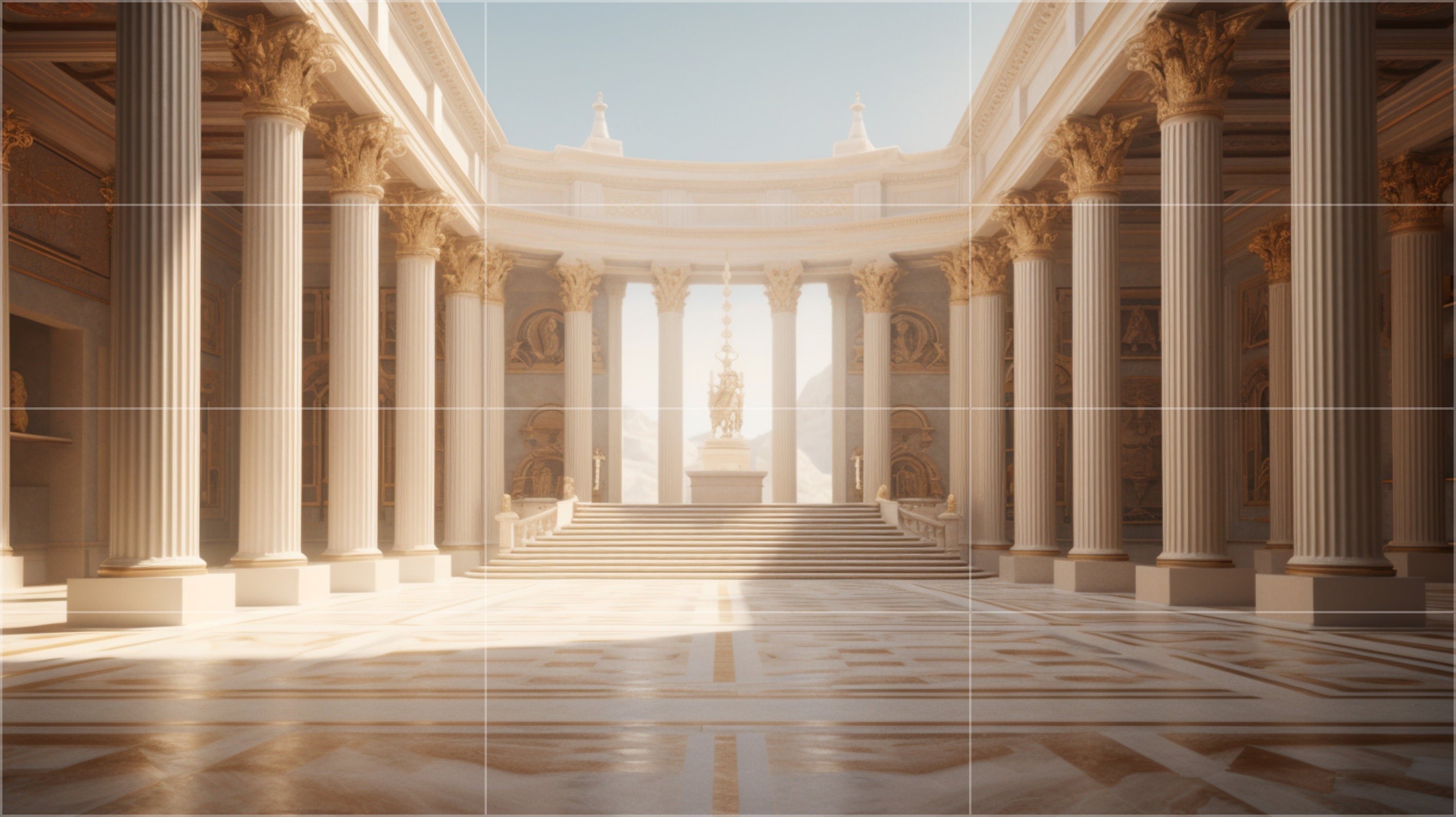 Greek Rome Architecture Digital Backdrop, Digital Background ...