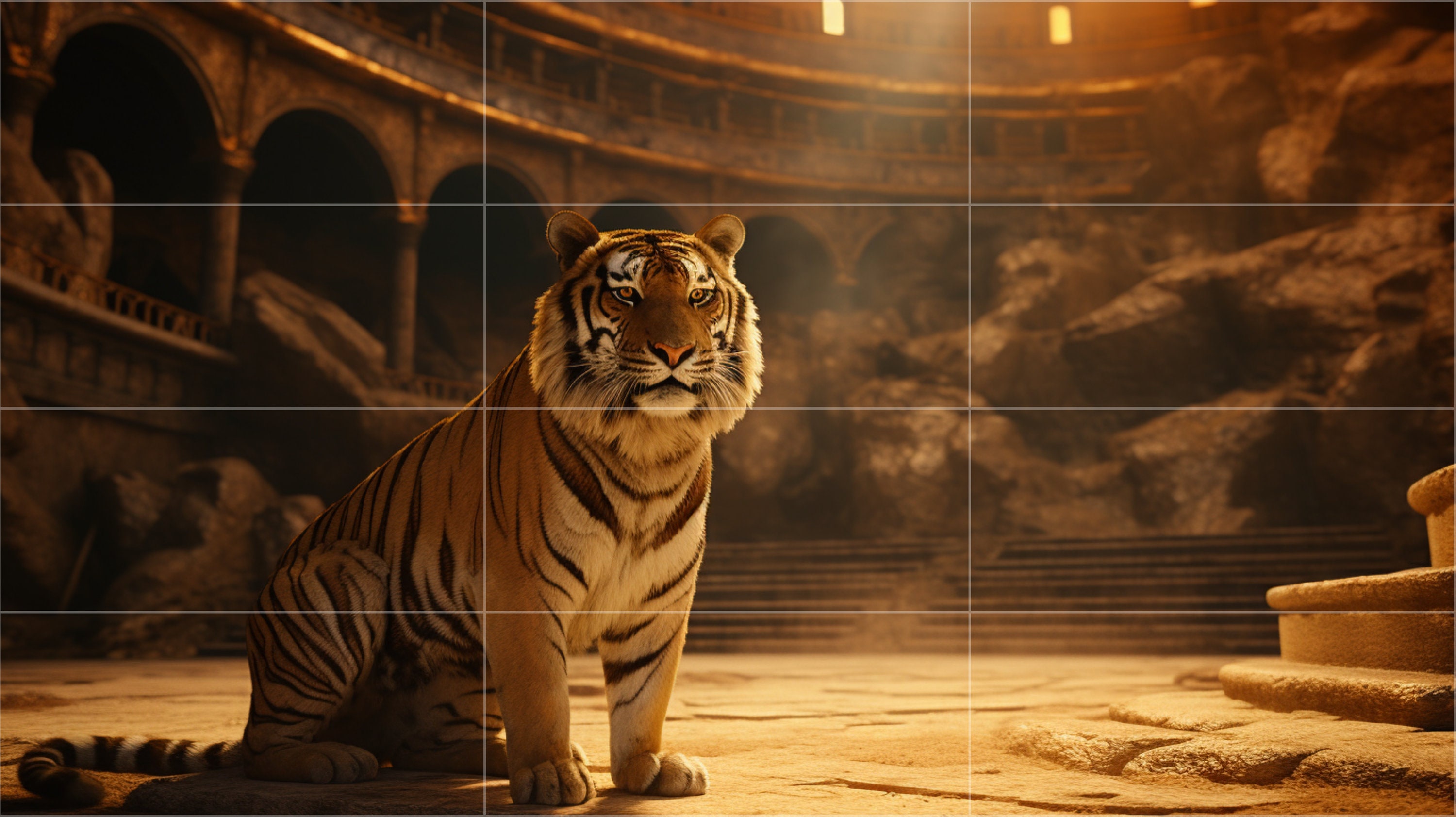 Gladiator Digital Backdrop, Digital Background, Gladiator and Tyger ...