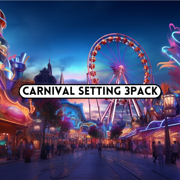 Carnival Backdrop - Etsy
