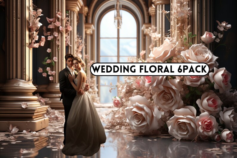Wedding Digital Backdrop, Digital Background, Wedding Background for ...