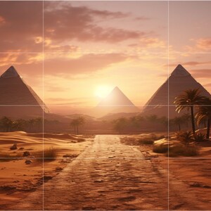 Pyramid of Geza Digital Backdrop, Digital Background, Egipt Background ...