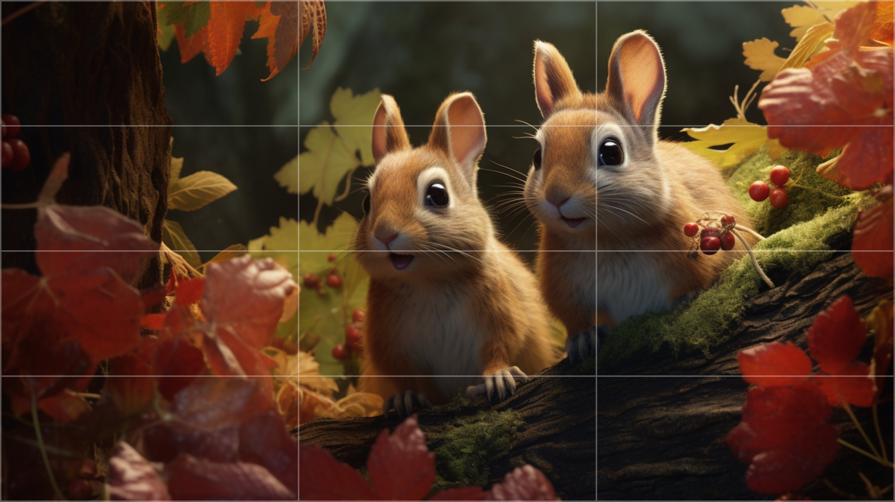 Squirrels for Kids Digital Backdrop, Digital Background, Squirrels ...