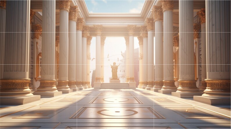 Greek Rome Architecture Digital Backdrop, Digital Background ...