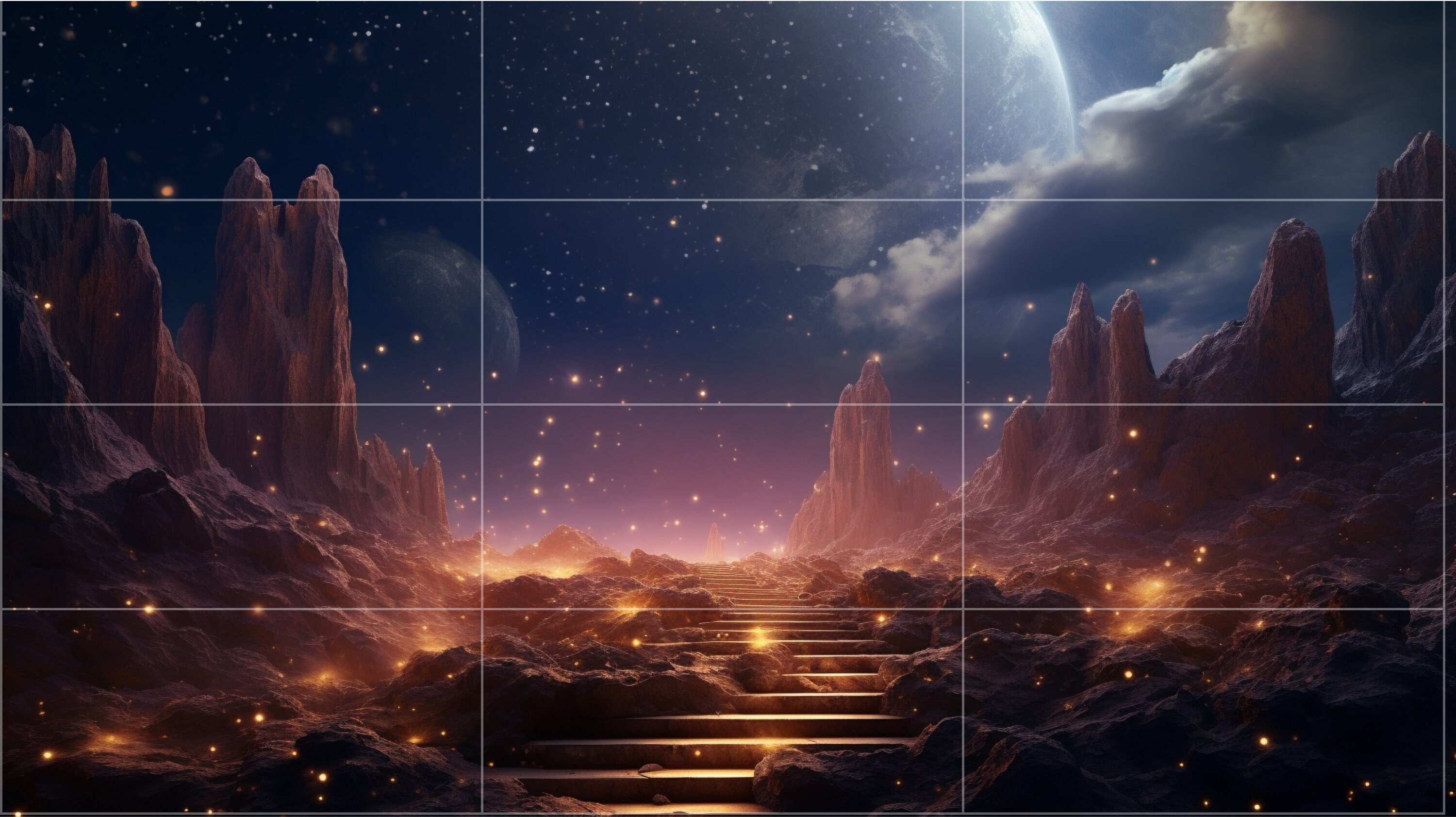 Celestial Pathway Digital Backdrop, Digital Background, Magical Background for Photographers ...