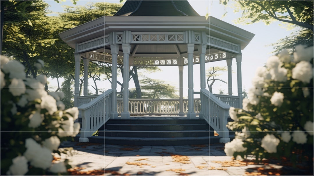 Gazebo Digital Backdrops, Photoshop Texture Overlays, Maternity Digital ...