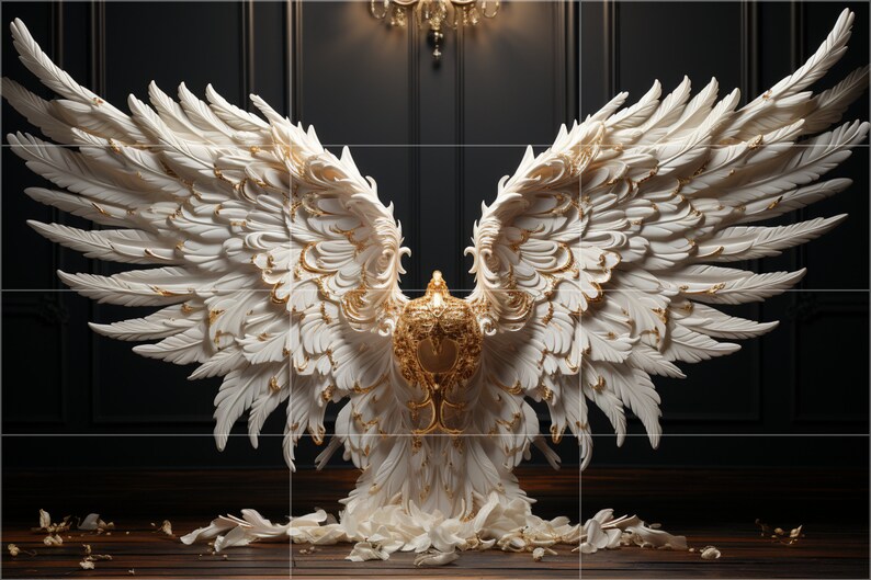 Angle Wing Digital Backdrop, Digital Background, Angle Wing Background ...