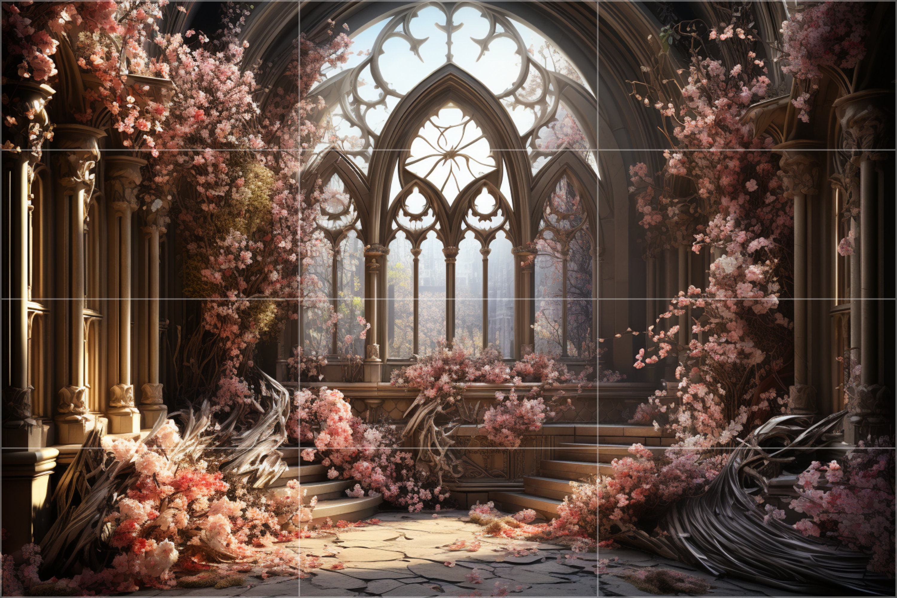 Wedding Digital Backdrop, Digital Background, Wedding Background for ...