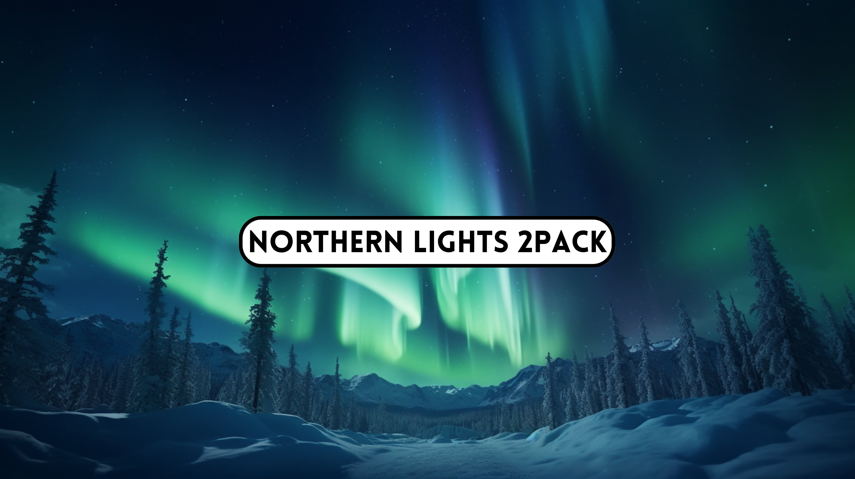 Northern Lights Digital Backdrop, Digital Background, Northern Lights ...
