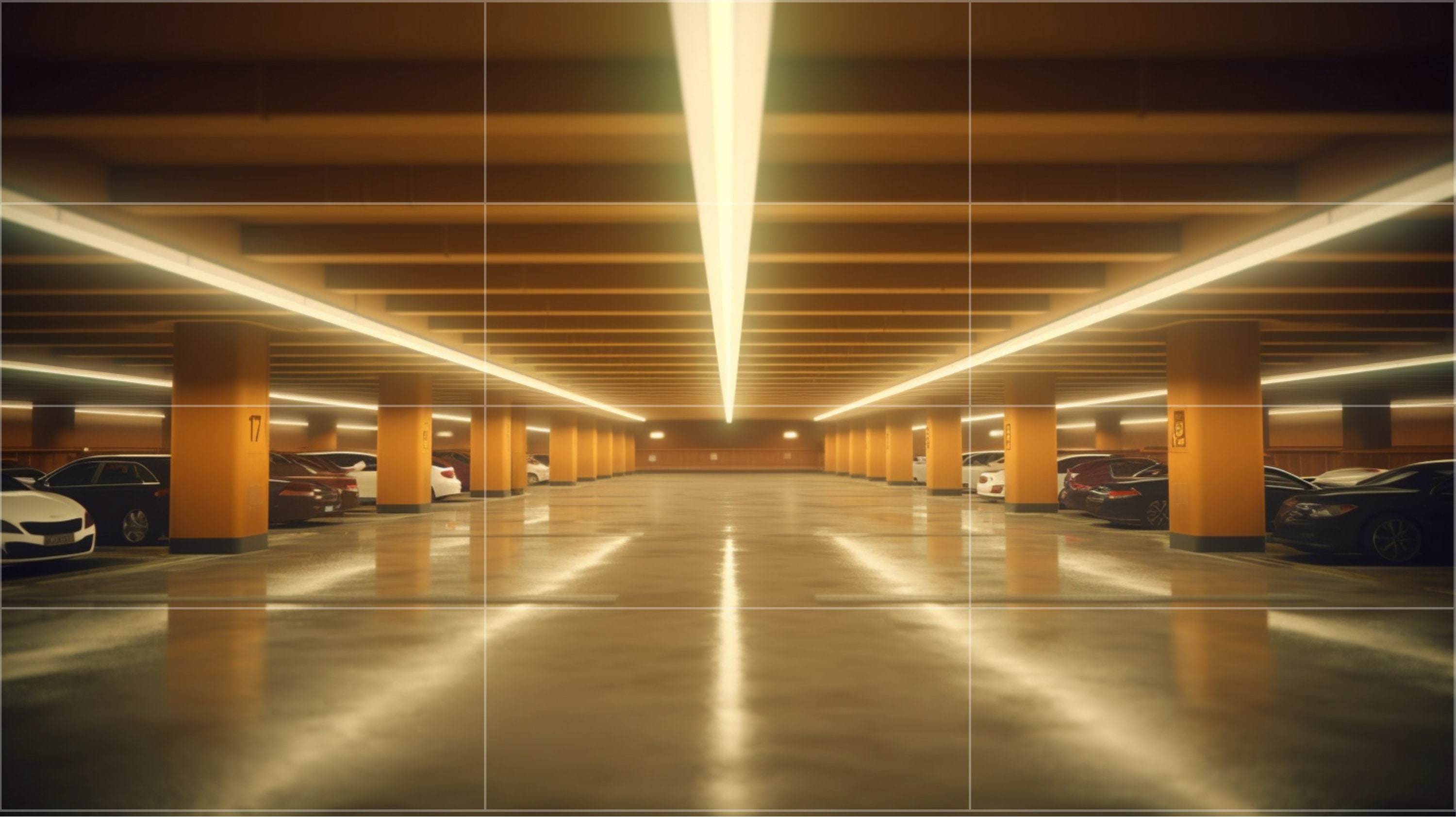 Underground Parking Lot Digital Backdrops, Photoshop Texture Overlays ...