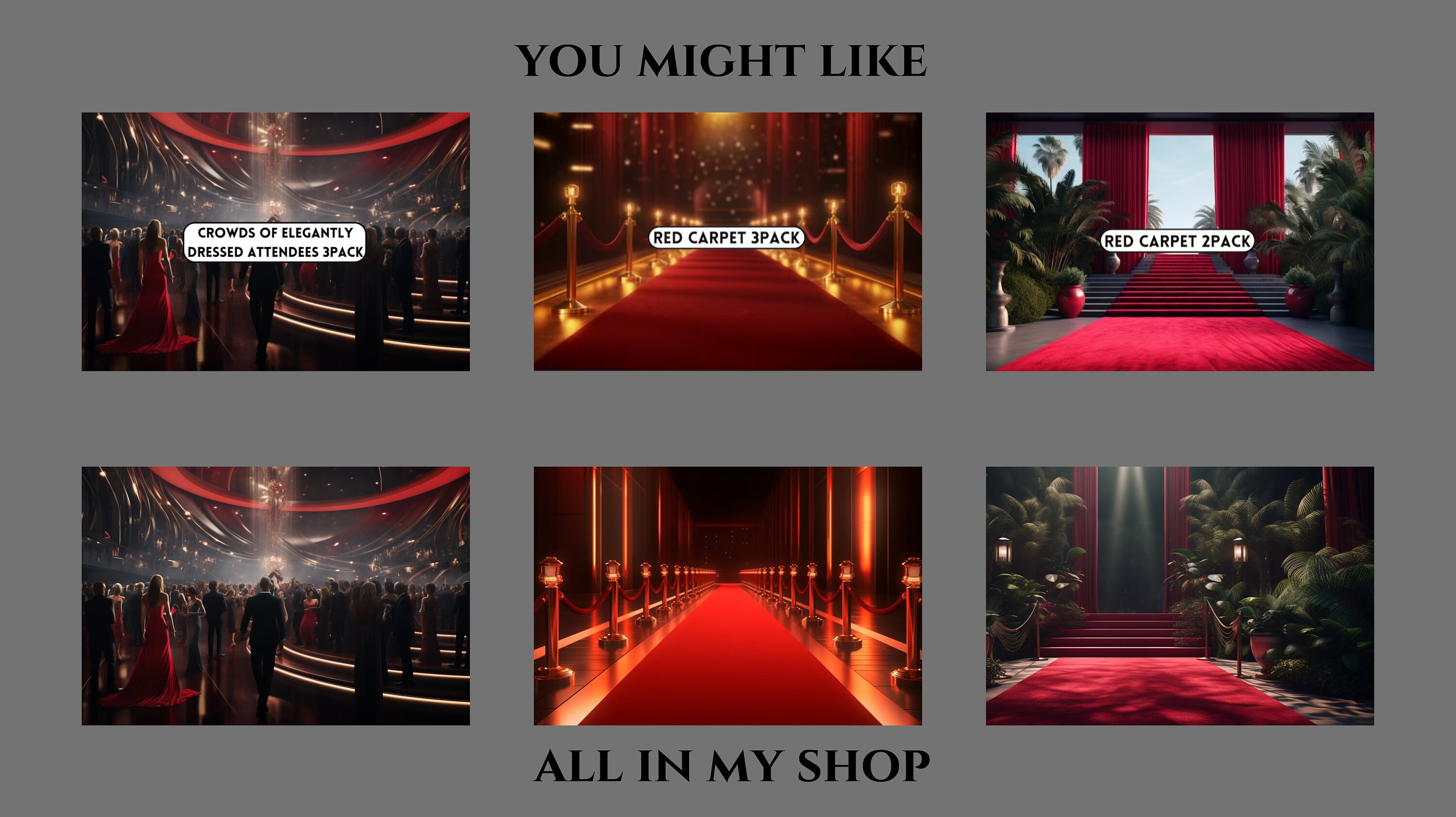 Lavish Ballroom Digital Backdrop, Digital Background, Ballroom ...