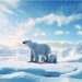 Polar Bears Digital Backdrop for Kids, Digital Background, Polar Bear ...