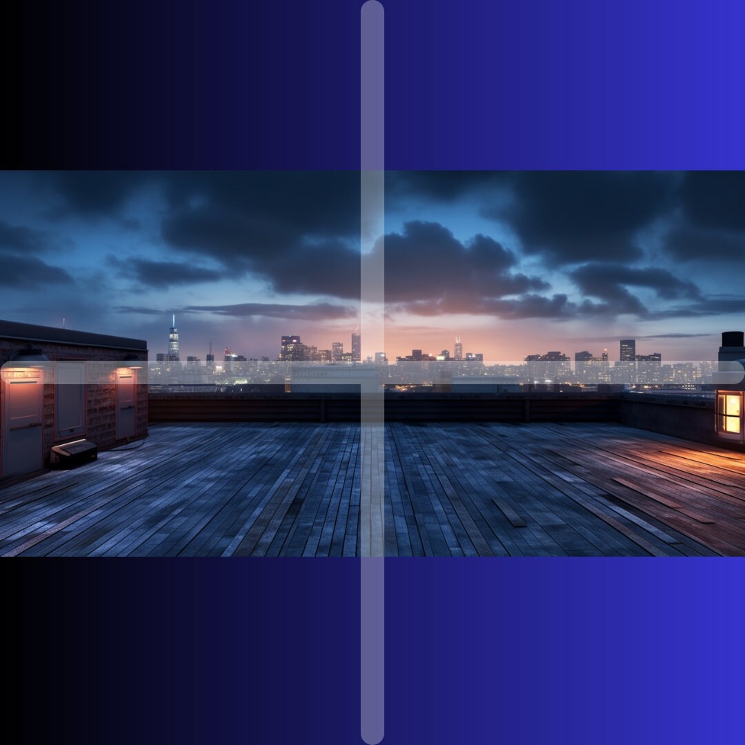 Roof Top Digital Backdrop, Cosplay, Photography - Etsy