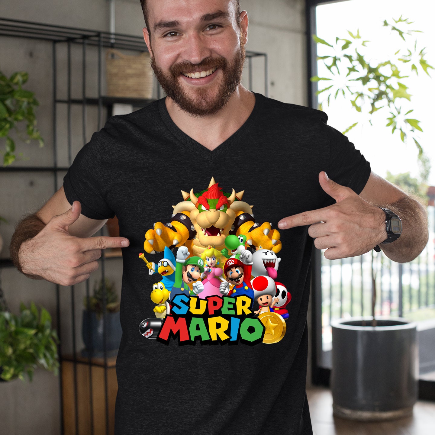 Super Mario Collage PNG imágenes prediseñadas de Super Mario - Etsy España