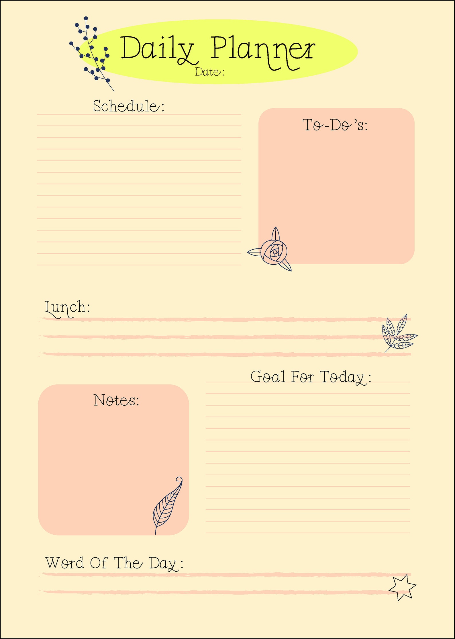 A4 Size Printable Daily Weekly Planner Digital Download Etsy a4-size-printable-daily-weekly-planner-digital-download-etsy