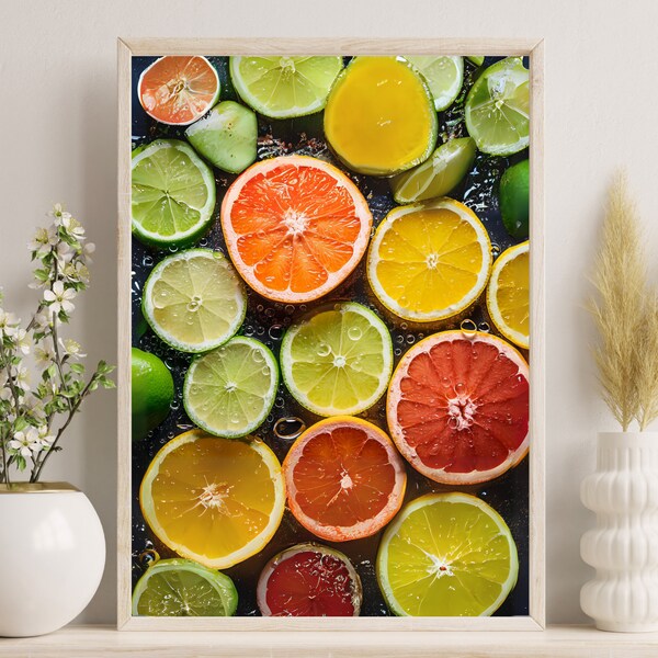Fruit Poster - Etsy