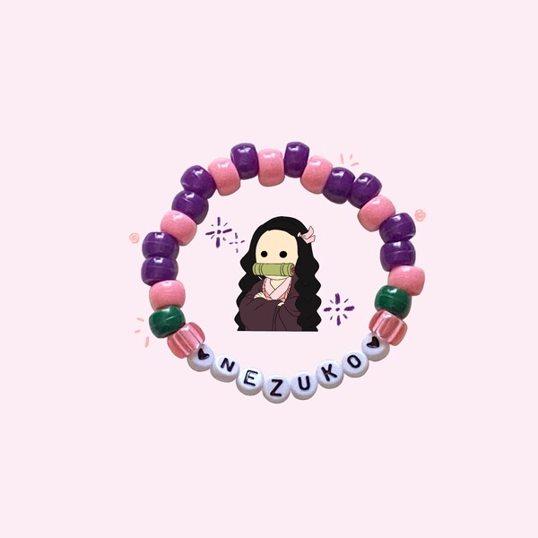 Nezuko Bracelets - Etsy