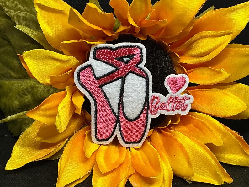 Ballet Patch, Dancer Patch - Iron on Embroidered Applique Embroidery ...