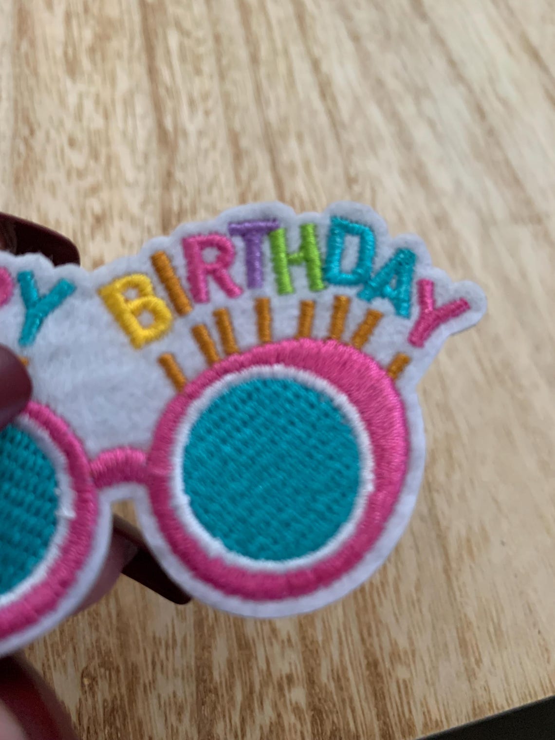 Birthday Patch, Birthday Embroidered Patch, Birthday Girl Iron on Patch ...