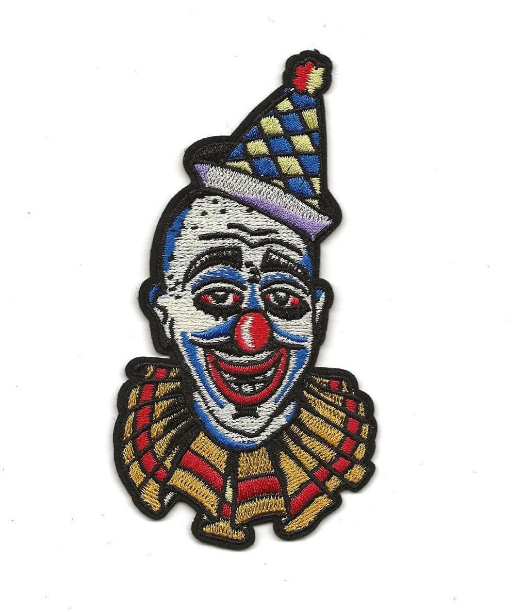 Clown Circus Clowns Embroidery Patch, DIY, Embroidered Applique Motif ...