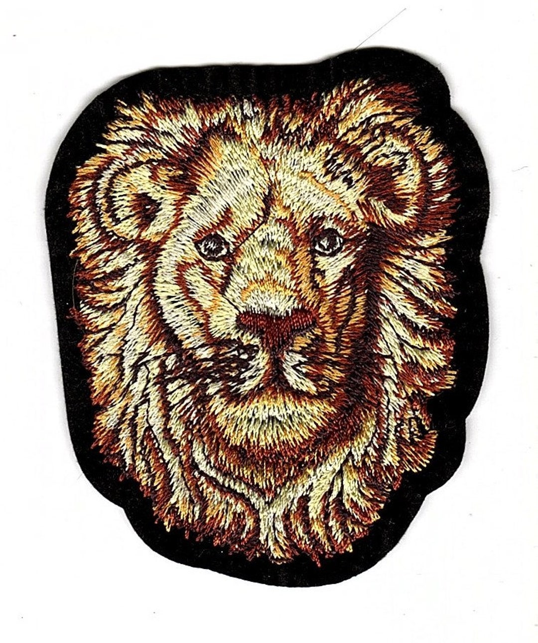 Lion Head Zoo Safari Animal Wildlife Africa Patch Embroidered - Etsy