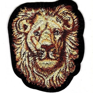 Lion Patch, Appliqué Lion, Leo, Head Patch, Fashion Animal Patch, Iron ...