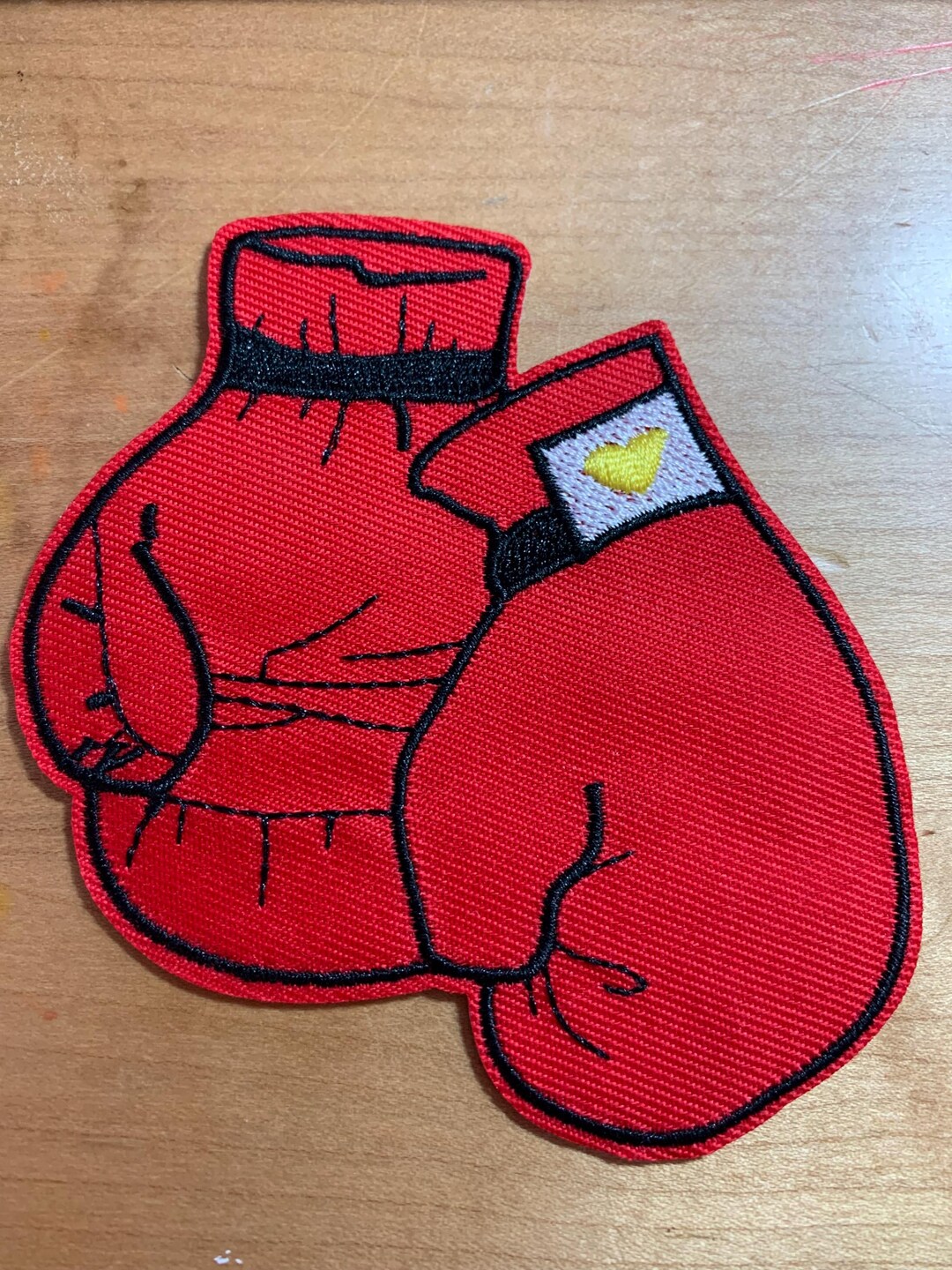 PATCH Boxing Gloves , Love Sport Iron on Patches Embroidered Applique ...