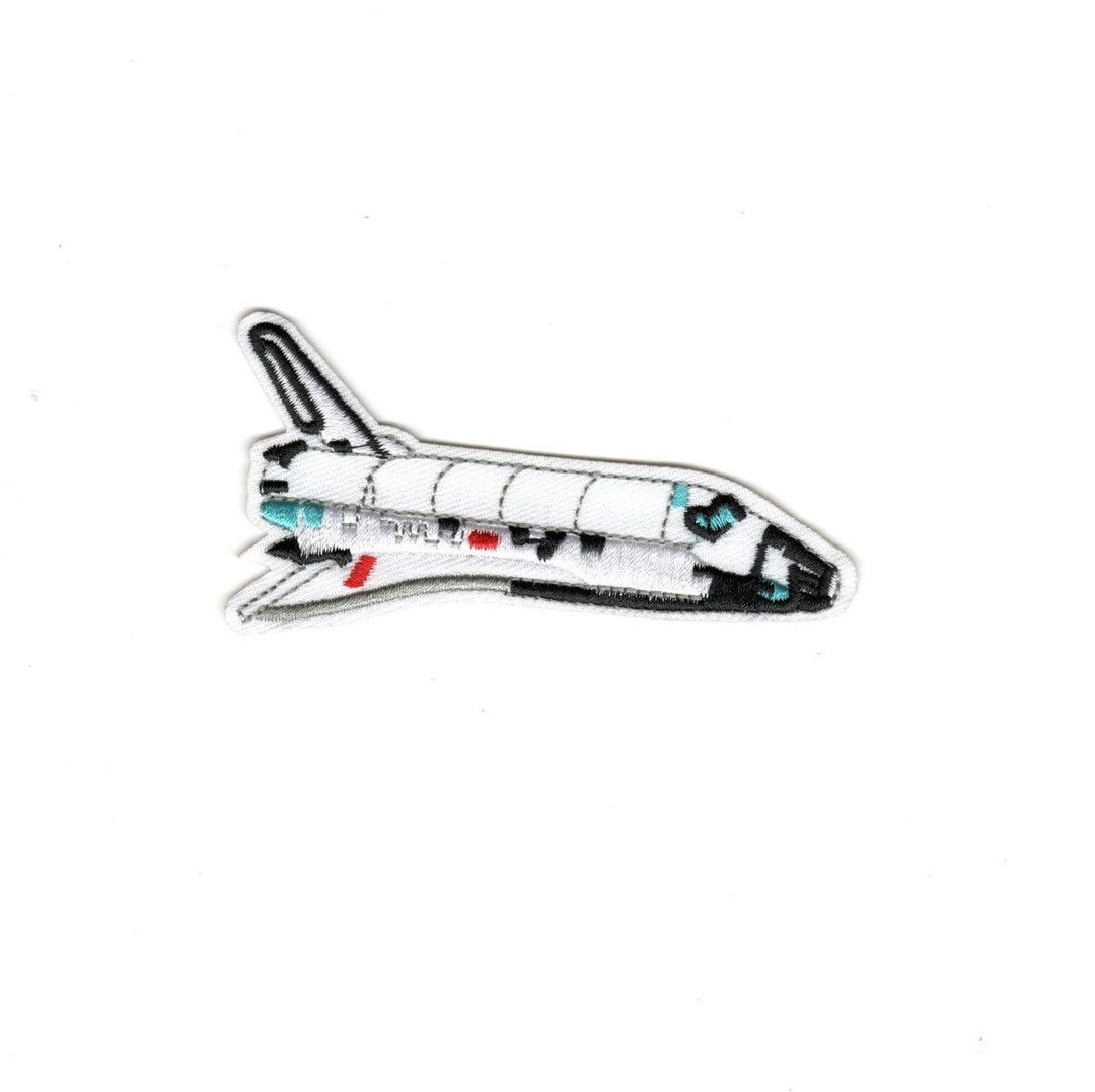 Space Shuttle Patch - Rocket - Space- Patch Embroidered DIY Iron-on/sew-on, Applique, Crafts ...
