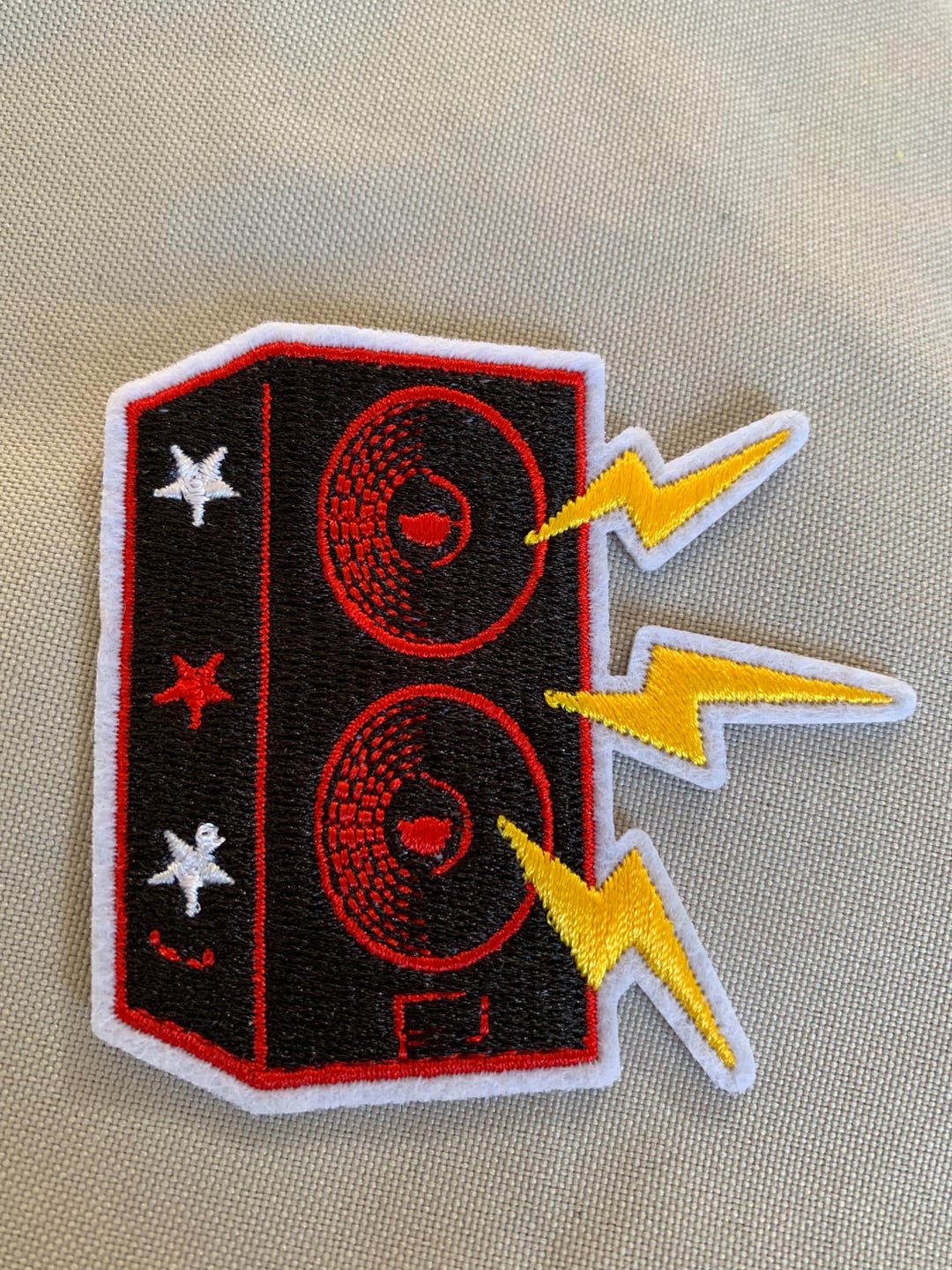 Speaker Patch, DJ Embroidered Patch, Dance Patch, Embroidery Patch ...