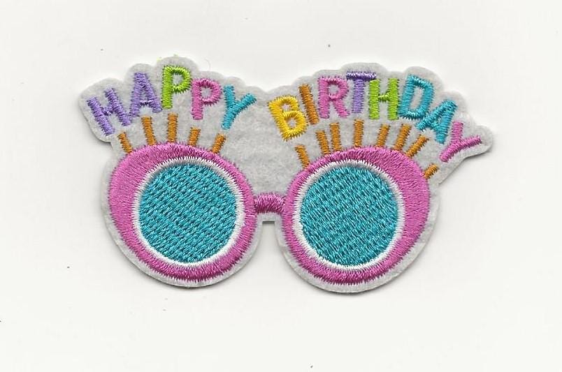 Birthday Patch, Birthday Embroidered Patch, Birthday Girl Iron on Patch ...