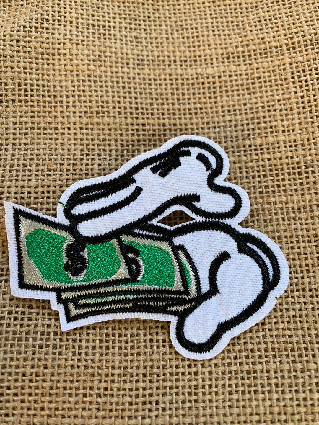 Money Patch, Iron on Patch, Embroidered Patch, Applique, Sew on Patch ...
