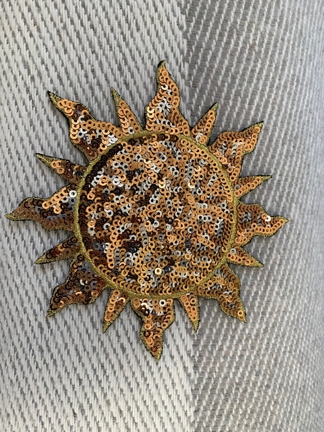 Sun Solar Planet Patch, Solar Eclipse, Iron on Patch, Embroidered Patch ...