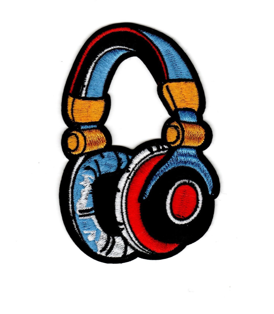 Patch, Headphones, Music Headset Gamer Embroidered Iron on Sew on ...