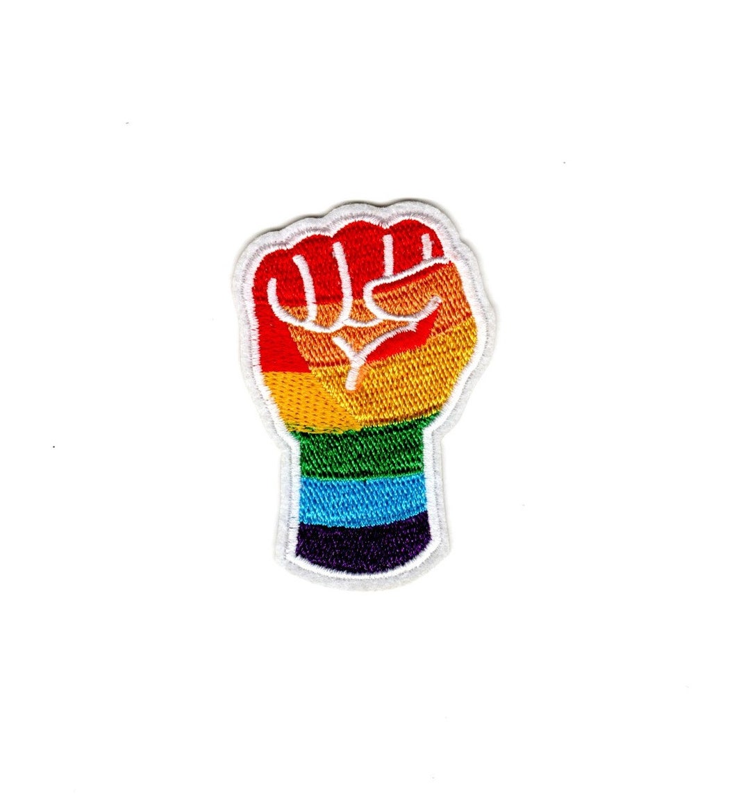 Gay Pride Love is Love Patch, Iron On, Sew On, Rainbow DIY Embroidery ...