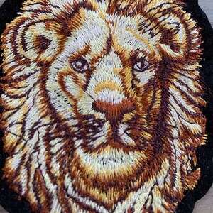 Lion Patch, Appliqué Lion, Leo, Head Patch, Fashion Animal Patch, Iron ...