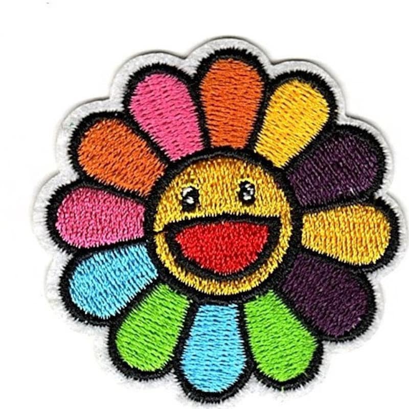 Rainbow Flower Smile - Etsy