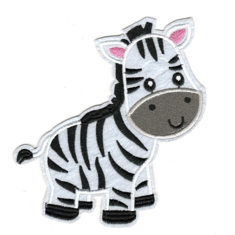 Zebra Applique - Etsy