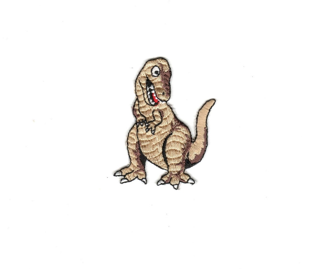 T-rex Patch, Dinosaur Patch, Tyrannosaurus Embroidered Patch Iron-on ...