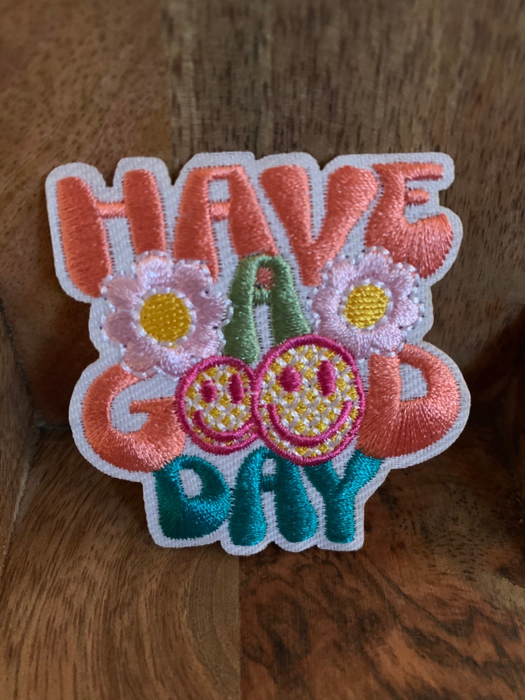 Have a Good Day Flower Diasy Patch Embroidered DIY Iron-on/sew-on ...