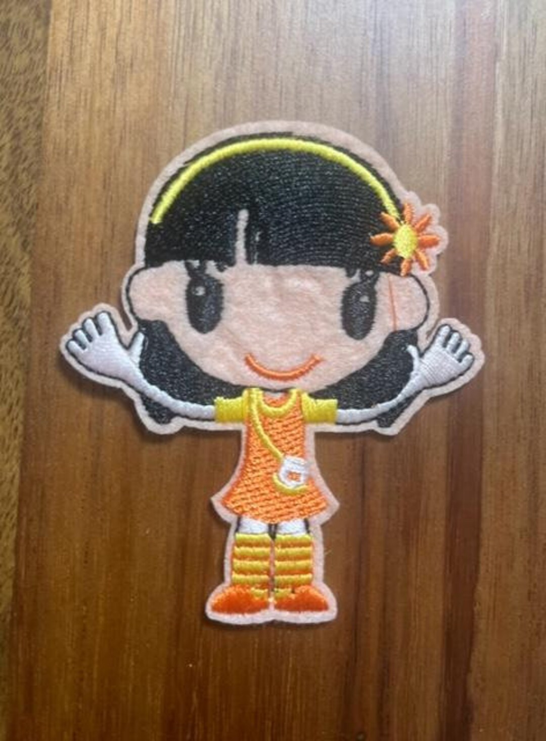 School Girl Iron on Patch, Teenager Iron on Patch, Badge, Vintage ...