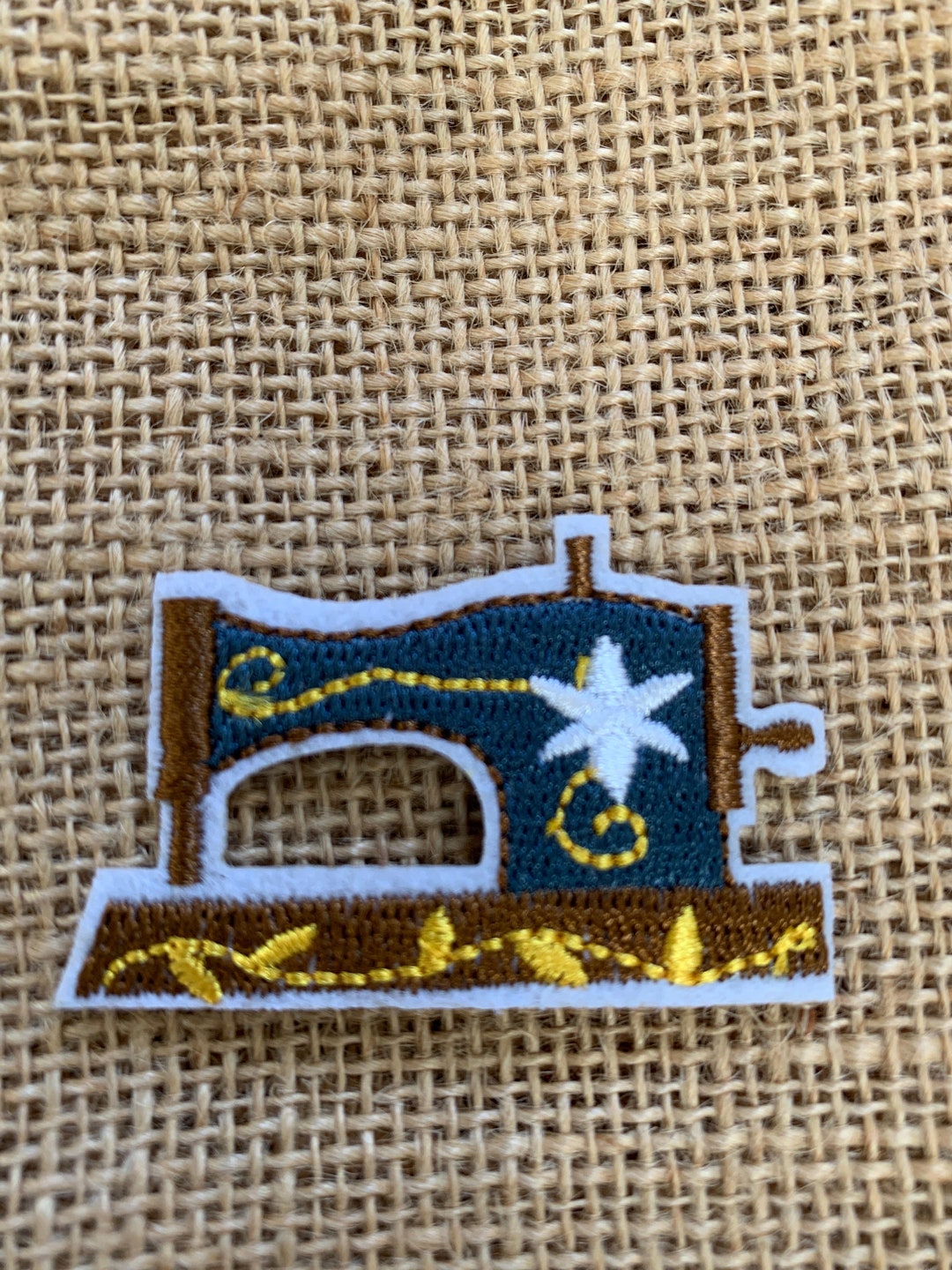 Sewing Machine, Iron on Patch, Embroidered Patch, Applique, Sew on ...