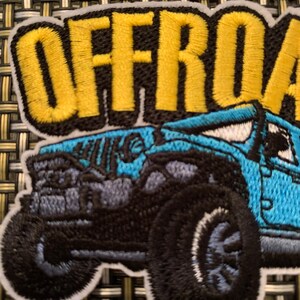 Off Road Patch, Trucker Hat Patches, Embroidery, Iron-on or Sew-on ...