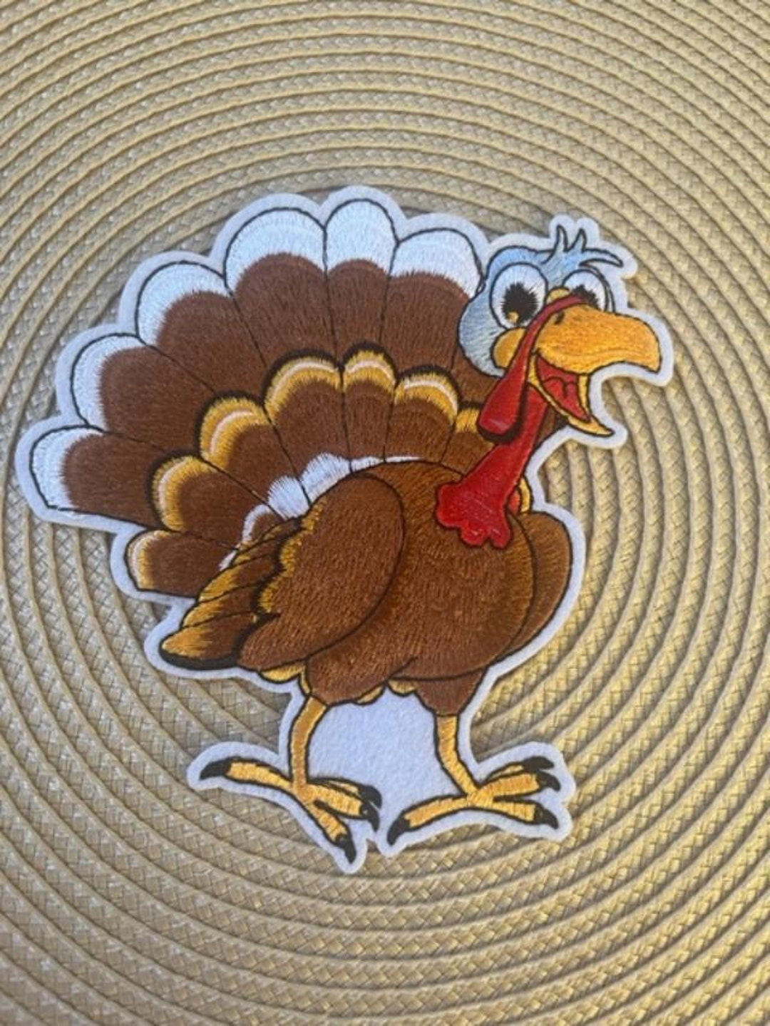 Turkey Patch Iron On, Applique, Patch, Shirt, Costume Decorative ...
